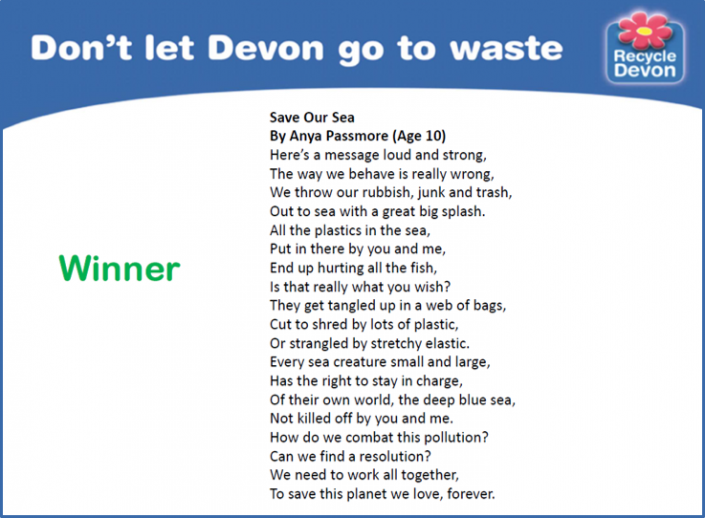 Waste Poetry Competition 2020 - Zone