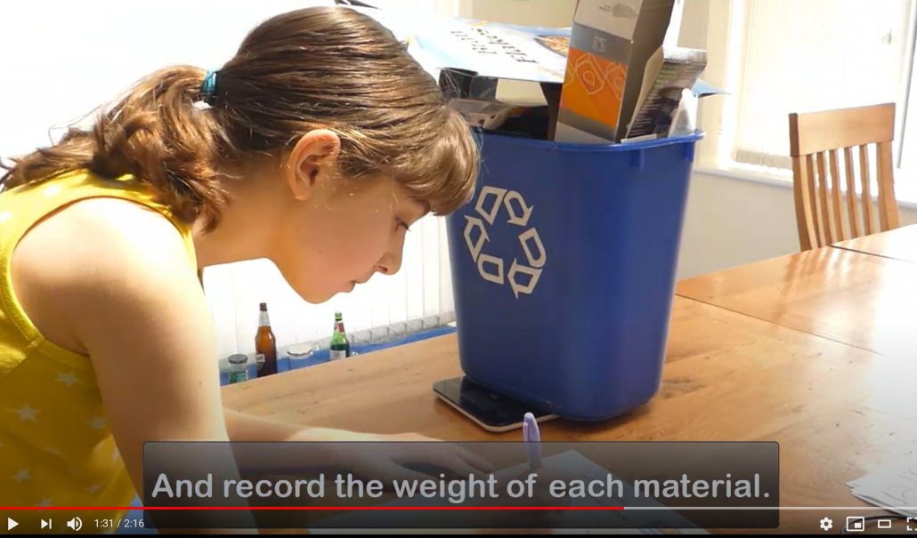 3Rs Activities at Home: Recycling Audit - Zone